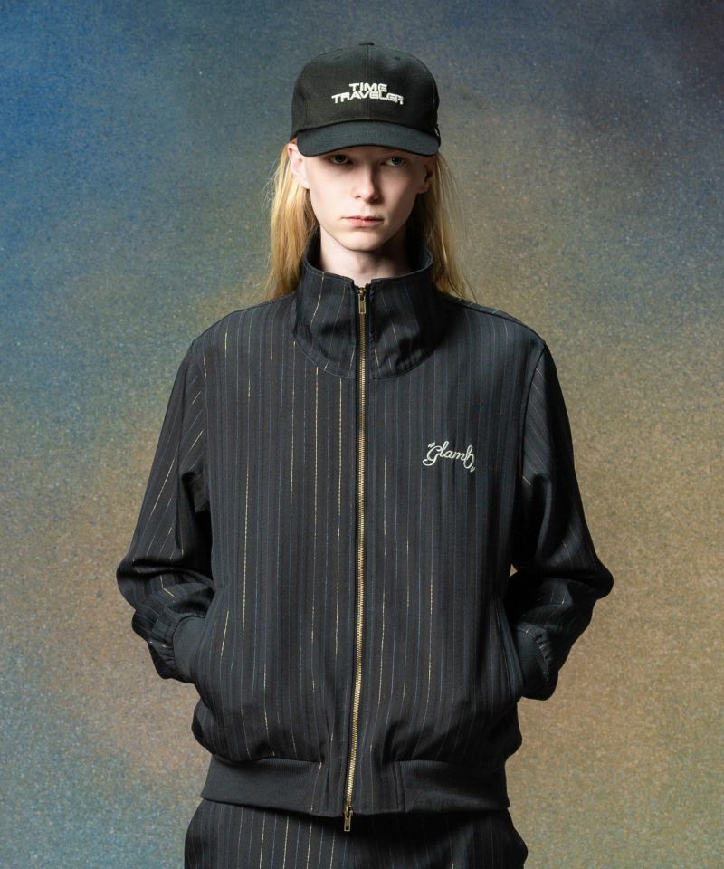 スパークルストライプトラックジャケット : GB0225/JKT01 スパークルストライプトラックジャケット : GB0225/JKT01